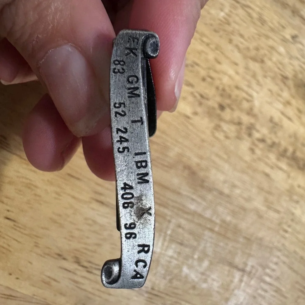 Accessories | Vtg Stock Market Ticker Ibm Rca Gm Ek Integral Symbol Tie ...